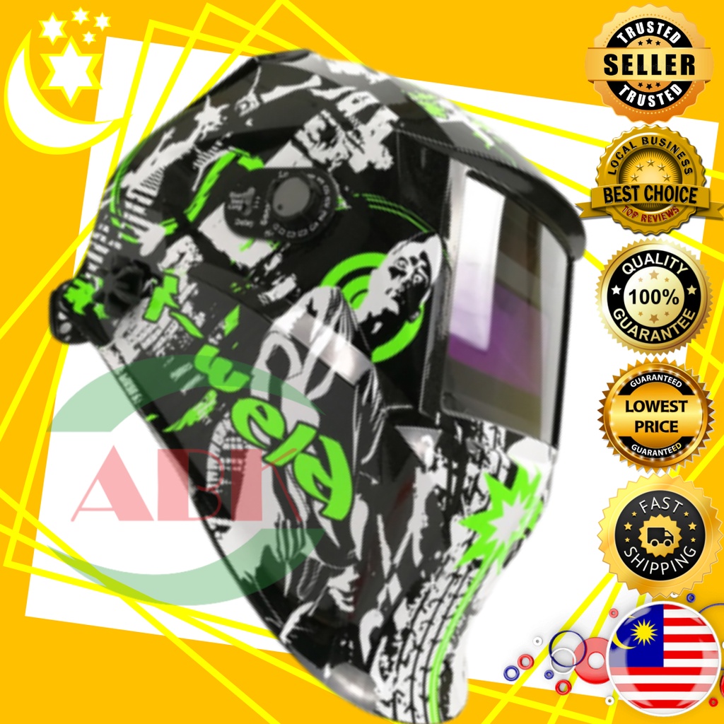 I-WELD PRO AUTO DARKENING HELMET PRO SOLAR MASK UV PROTECTION HEAD ...