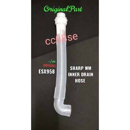 SHARP WASHING MACHINE INNER DRAIN HOSE ESX958 ES919X ESX159 ESX818 ...