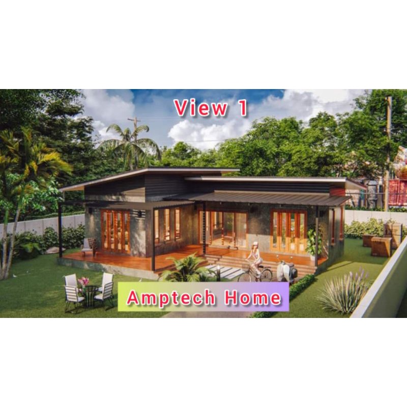 PELAN RUMAH L SHAPE 2 BILIK (LANTAI 30'x26) 780KPS ((BACA DESCRIPTION ...