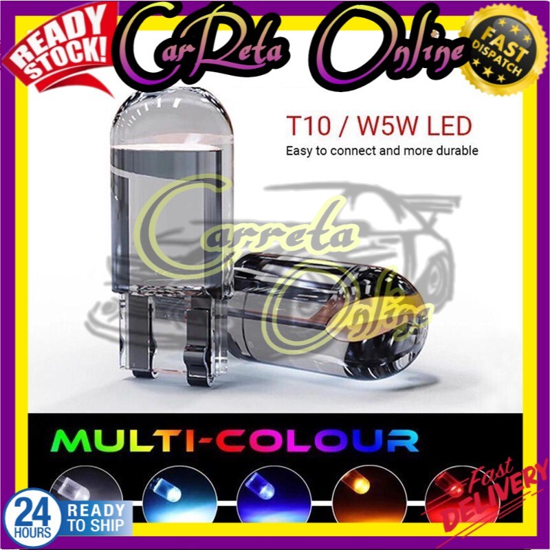 Model 2020 1pcs T10 W5W 194 12V LED Mentol Putih Kuning Merah Biru ...