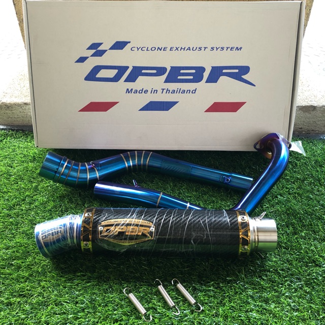 Y15 Y15ZR Exhaust Open OPBR Full Titanium Carbon 32MM | Shopee Malaysia