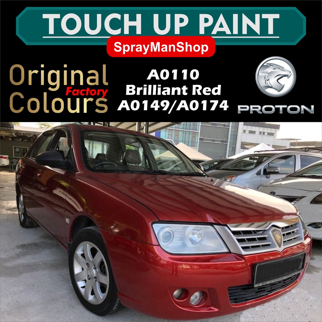 Proton Waja Spray Paint For Touch Up All Original Factory Colours 400ml ...