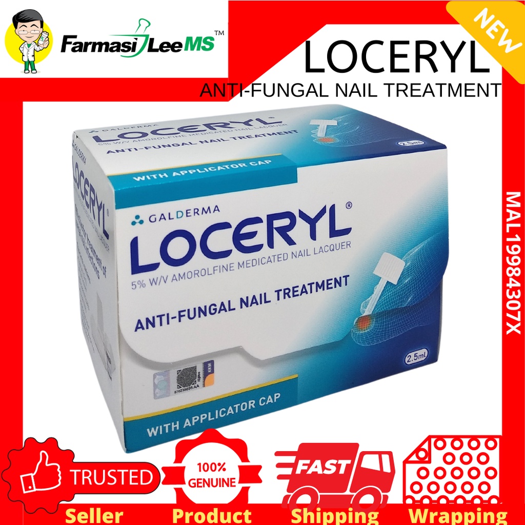 Loceryl Anti Fungal Nail Treatment 2.5ml (Exp 03/2026) 5% w/v ...