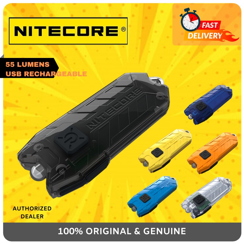 🔥ORIGINAL🔥 NITECORE Tube V2.0 55 Lumen USB Rechargeable Keychain ...