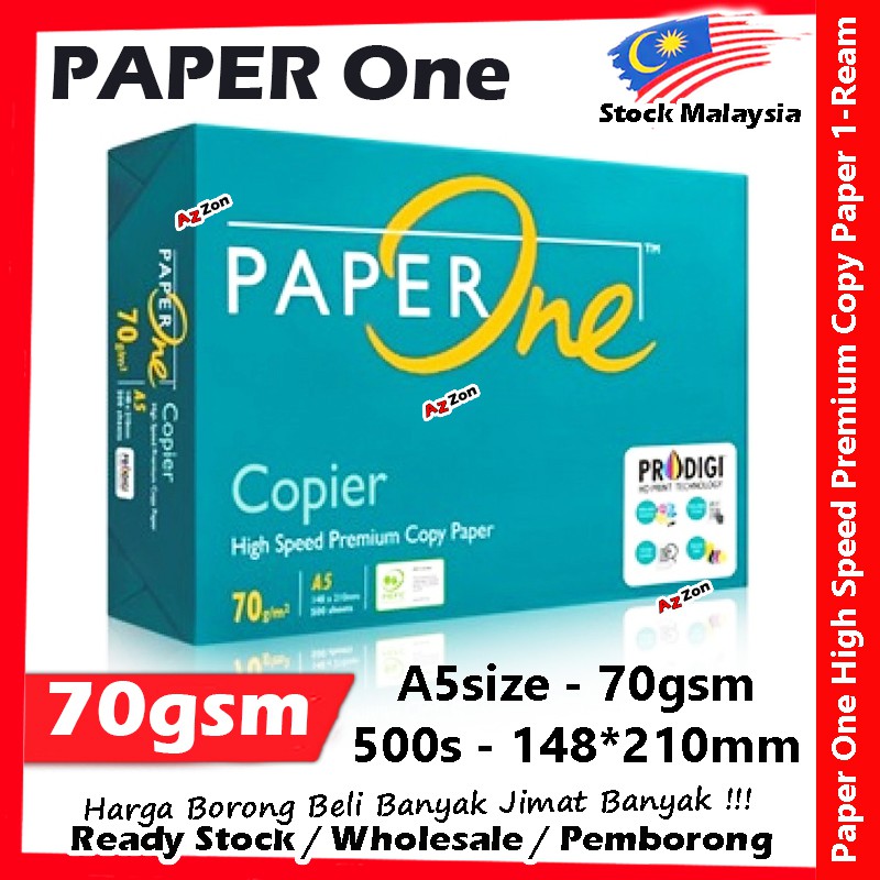 Paper One Copier High Speed Premium Copy Paper ...
