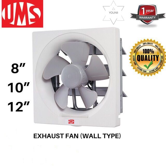 [1 YEAR WARRANTY] UMS Ventilating Fan Exhaust Fan Ceiling Mount Wall ...