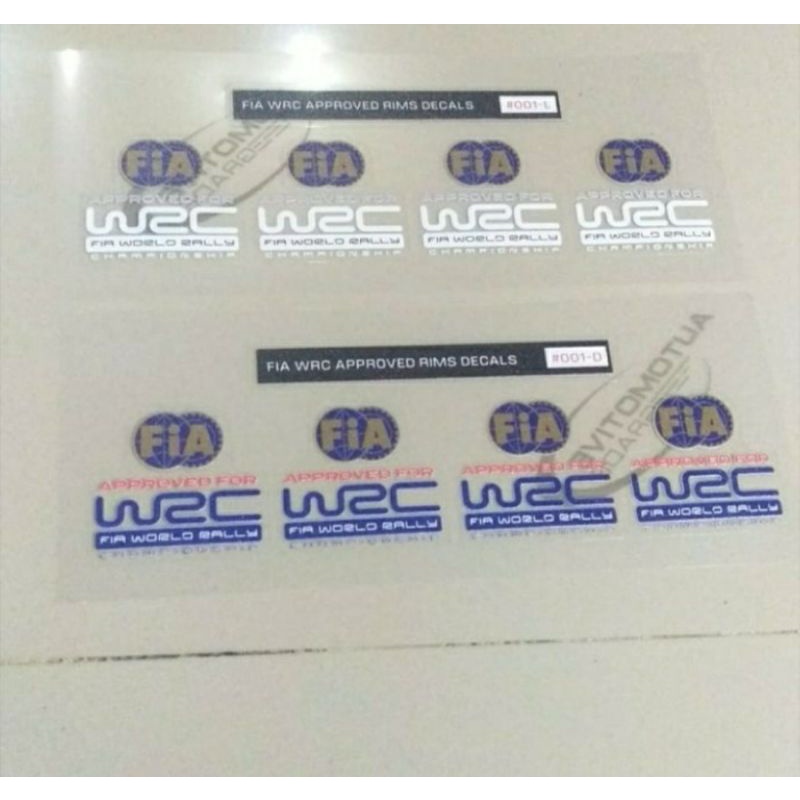 Wrc Rally look rim sticker | Shopee Malaysia