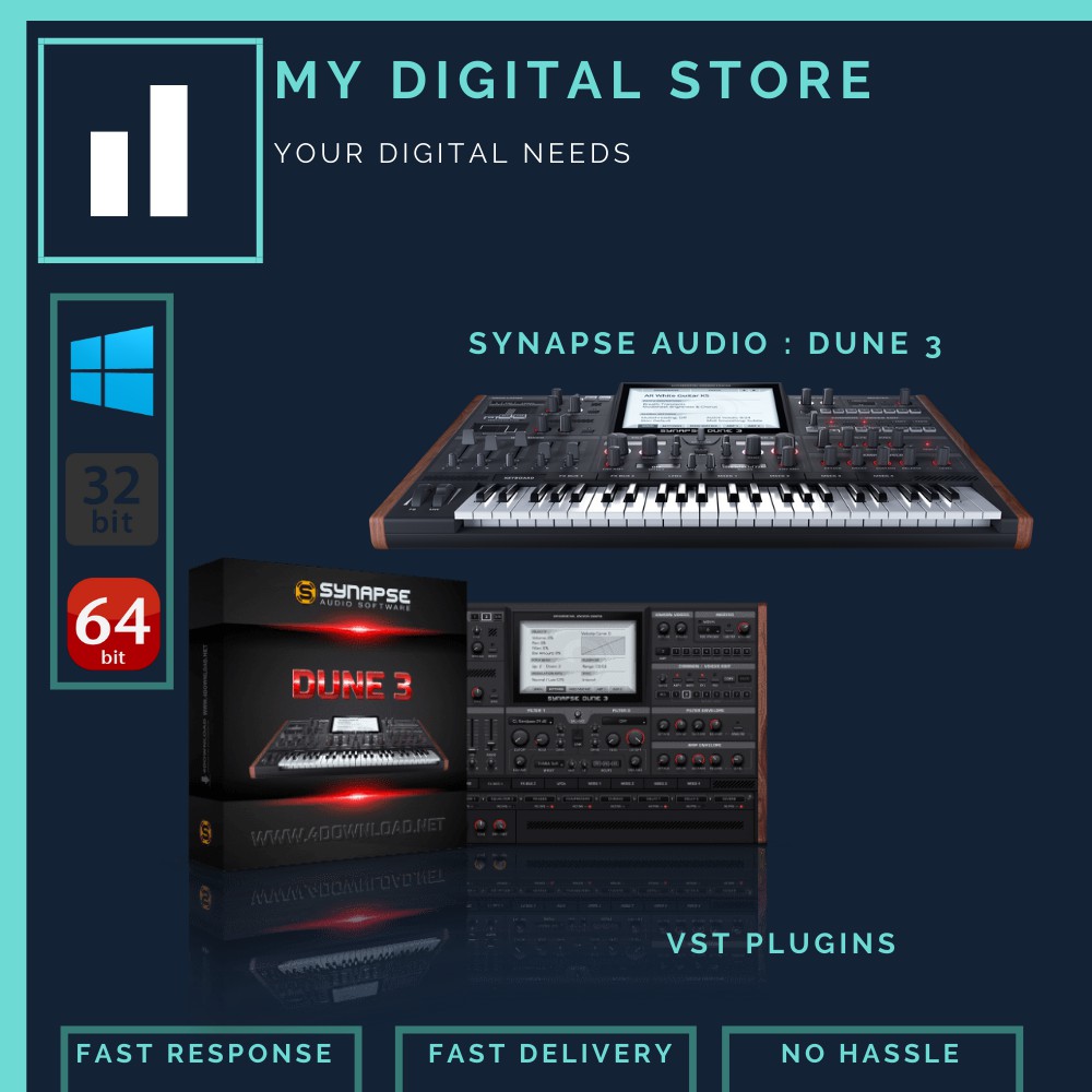 SYNAPSE AUDIO : DUNE 3 (Vst Plugins) (for Windows) | Shopee Malaysia