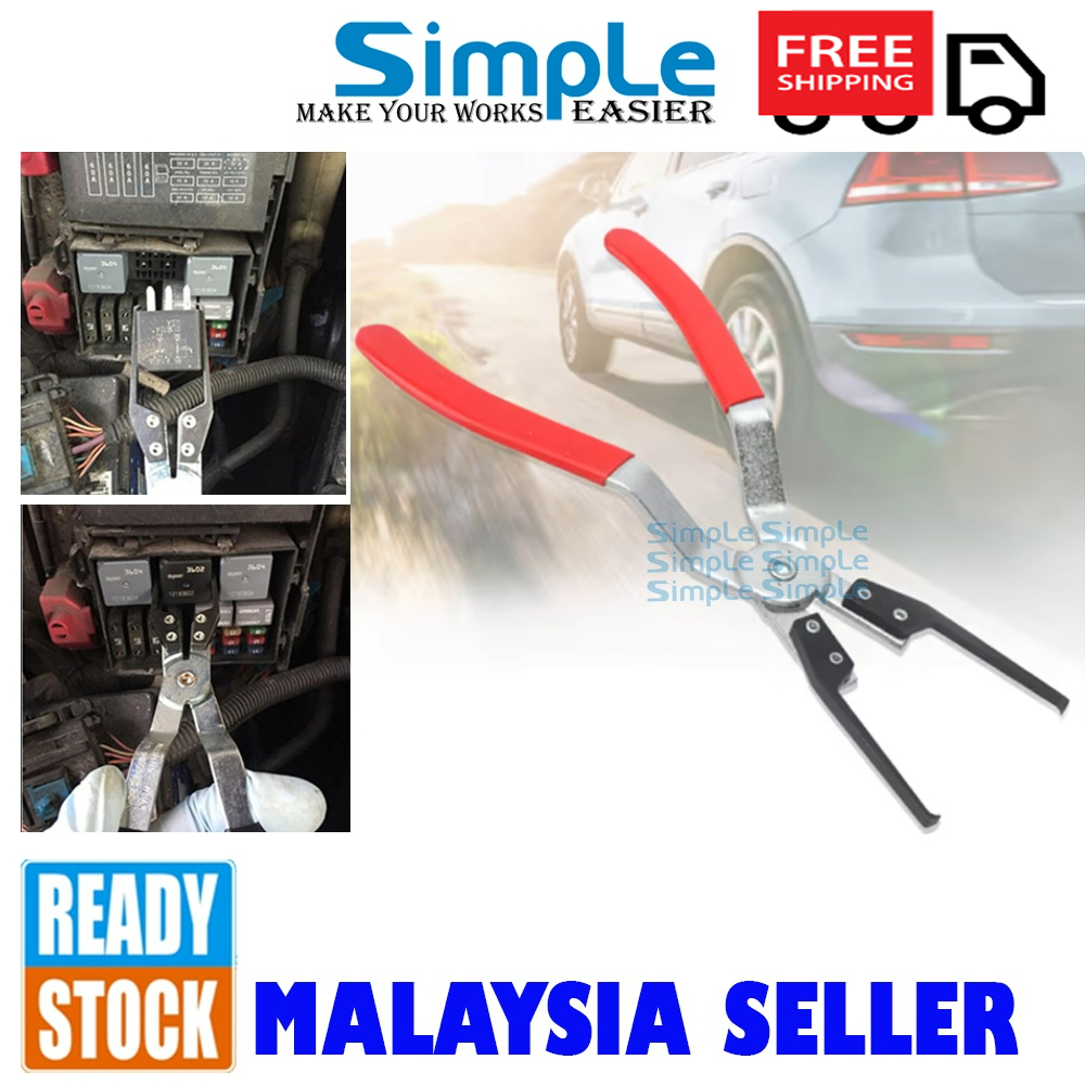 Electrical Relay Fuse Puller Remover Install Remove Tool Plier Offset ...