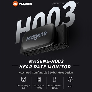 Magene H003 Heart Rate Sensor /S3+ Speed Cadence Sensor Bluetooth+ANT ...