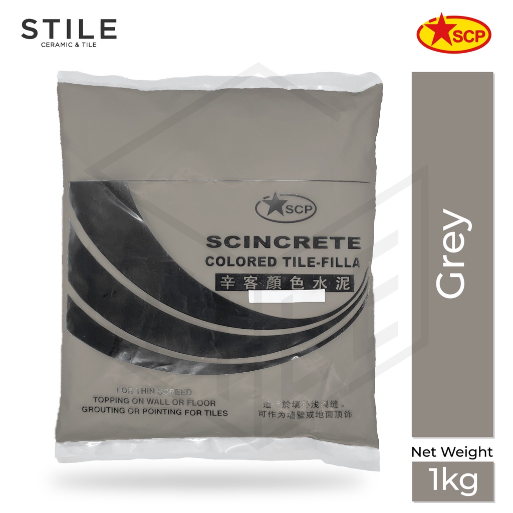 SCP Scincrete Colored Tile Filla / Ceramic Tile Grout / Simen Warna ...