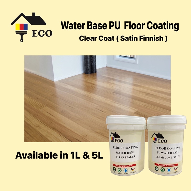 1L & 5L Water-Base PU Hybrid Floor Coating (Clear Coat) | Shopee Malaysia