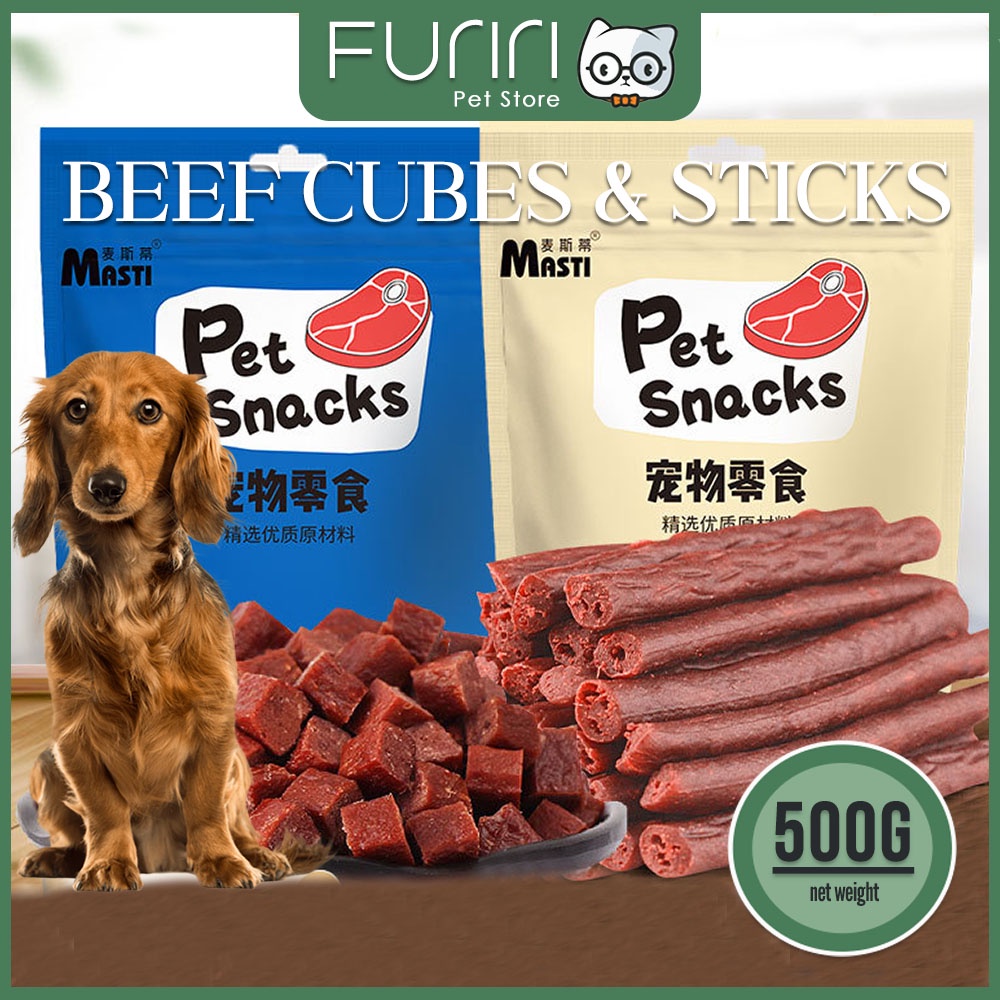 Furiri Masti 500g Soft Beef Cubes Sticks & Dental Bone Molar Teeth ...