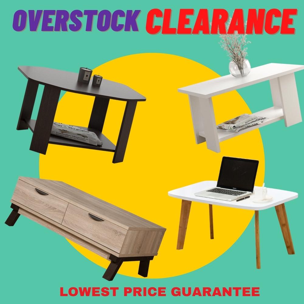 [CLEARANCE] Warehouse Overstock Coffee table meja kopi kayu side table ...
