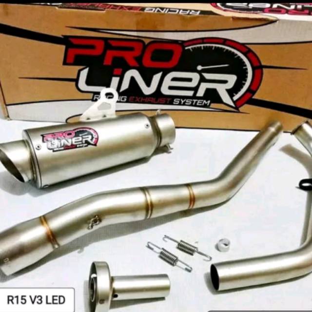 PROLINER TR1R SHORT YAMAHA R15 V3 EXHAUST ORIGINAL 100% | Shopee Malaysia