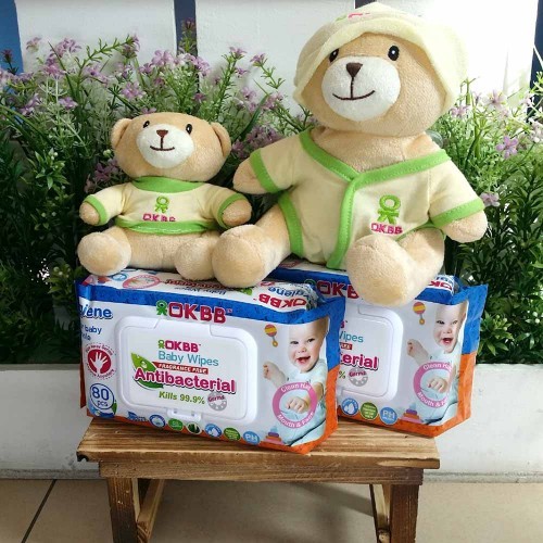 OKBB Baby Wipes 2x80'S (Natural) | Shopee Malaysia