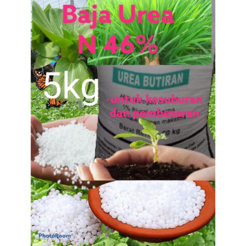 🌿🌿 5Kg 🌱🌱 BAJA UREA N46 / BAJA SUBUR (repack) baja subur baja pokok ...