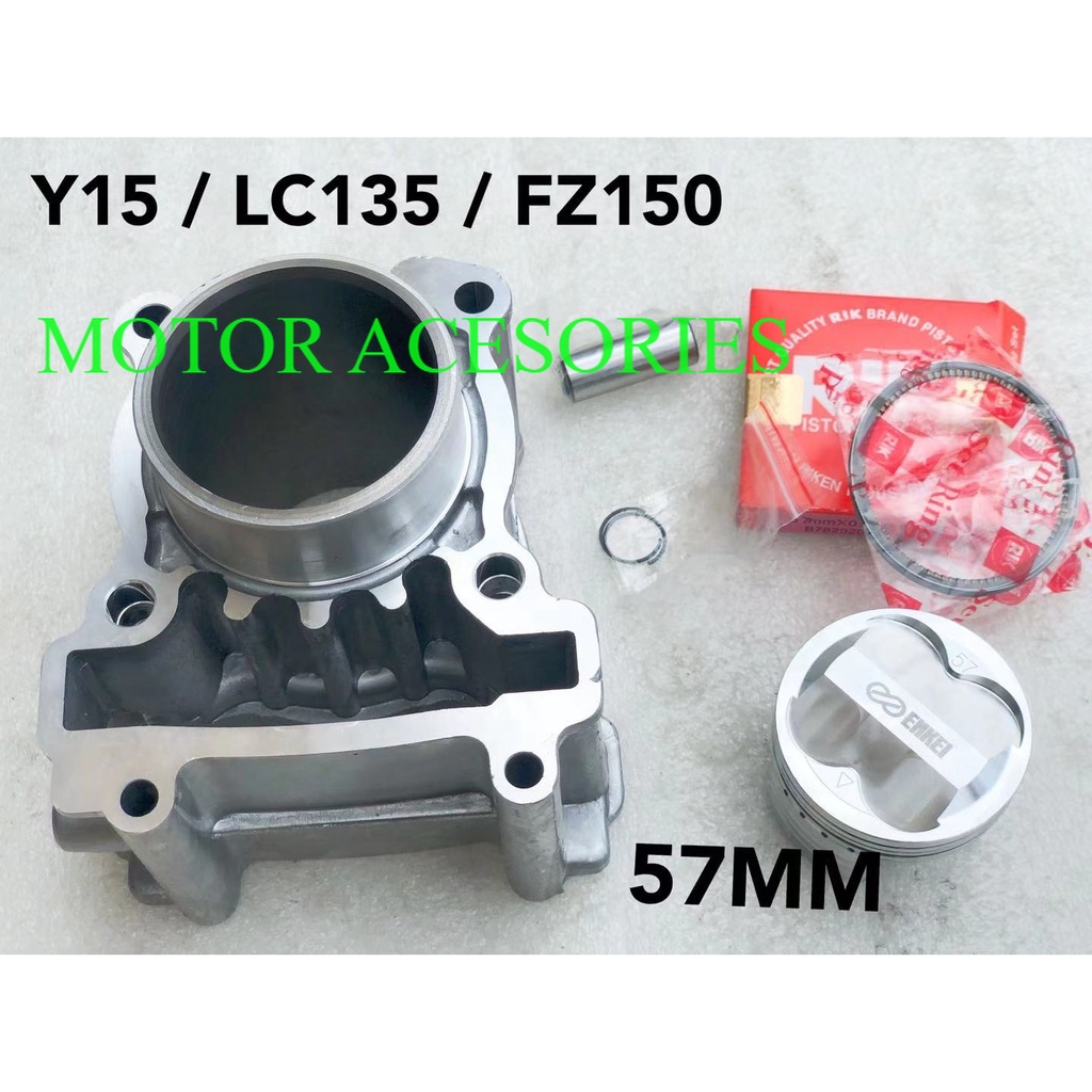 BLOCK BLOK TOBAKI CYLINDER KIT Y15 V1 V2 / LC135 V1 - V6 / LC 135 / FZ 150 / FZ150 OLD -NEW ...