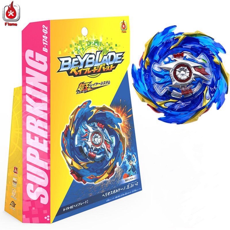 [NEW] Beyblade Burst Superking - B 174 Helios Volcano Ou Zone'+Z Tops ...