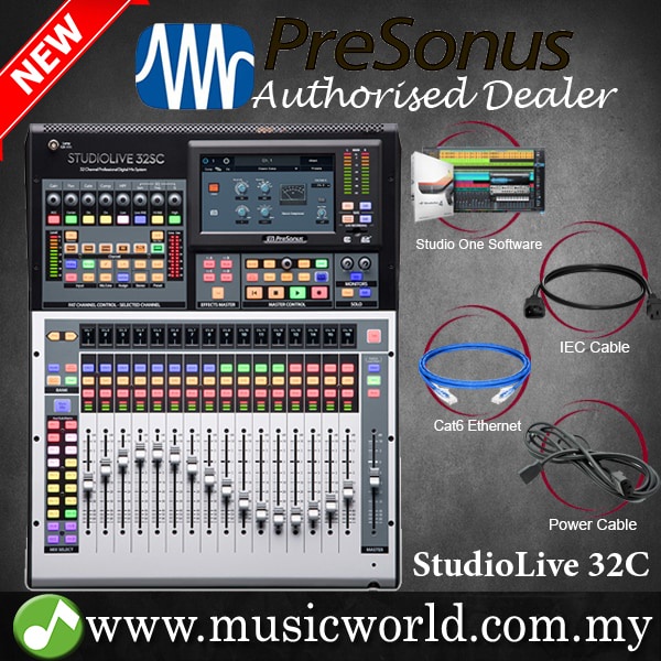 Presonus StudioLive 32SC 32 Channel Rackmount Digital Mixer with USB ...