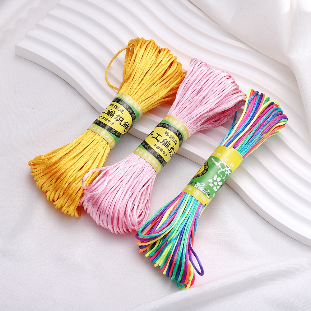 20m 1.5-2.5mm Polyester Chinese Knot Hand-Woven Thread Necklace ...
