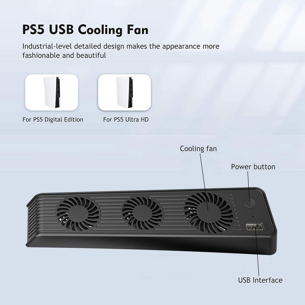PS5 console cooling fan PS5 game console universal cooling fan silent ...