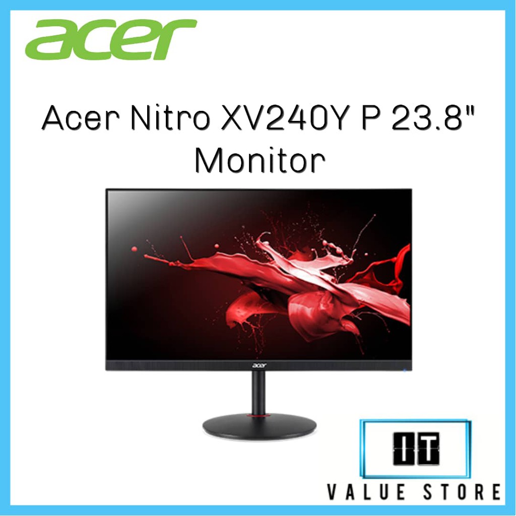 Acer Nitro XV240Y P 23.8 inch FHD Gaming Monitor (IPS Panel, FreeSync ...