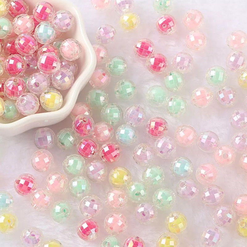 Bead Disco Ball Bead ABS Acrylic Manik Acrylic For Diy Use | Shopee ...