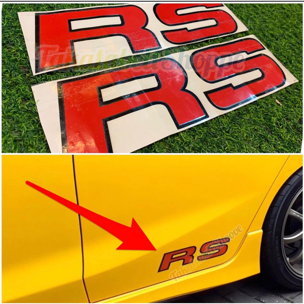 Sticker pintu RS/sticker pintu honda jazz/sticker side door RS/sticker ...