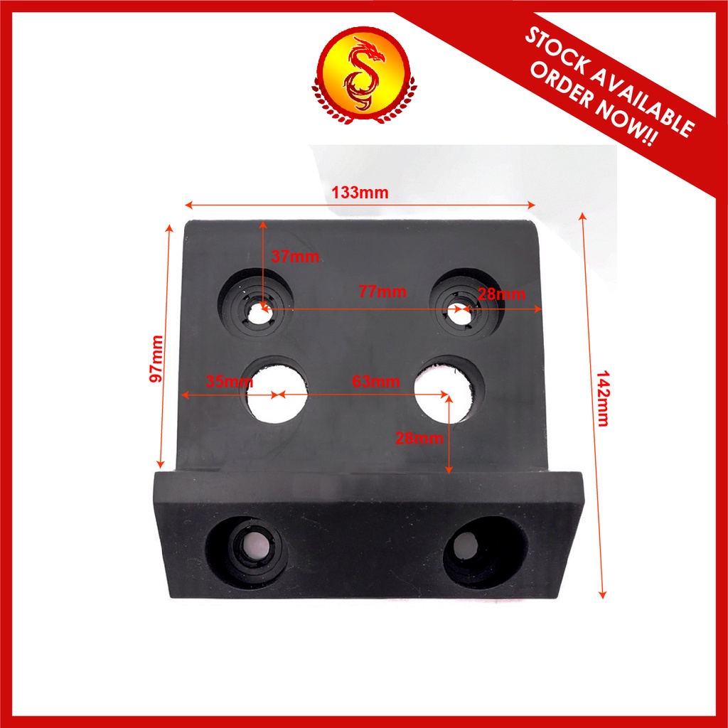 COMEX SE1 RUBBER STOPPER 🇲🇾🇲🇾 / Underground Swing Gate Center Lock ...