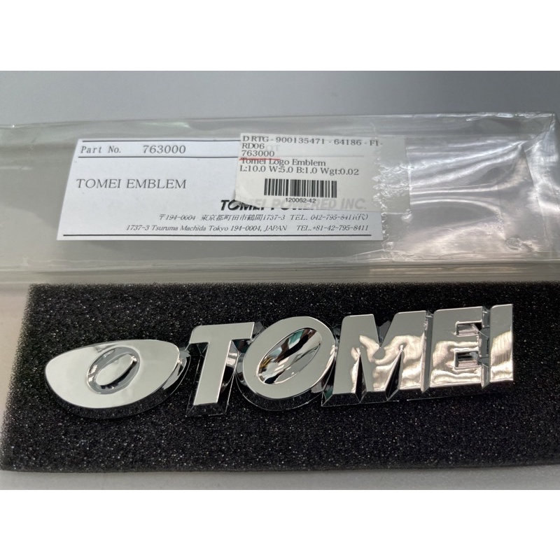 Tomei chrome emblem original jdm japan | Shopee Malaysia