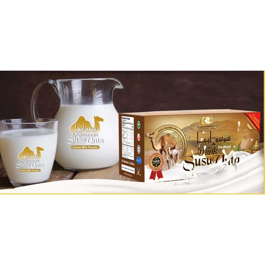 Minuman Susu Unta Camel Milk Powder 6 box (10 sachets) = 60 sachets Rm ...