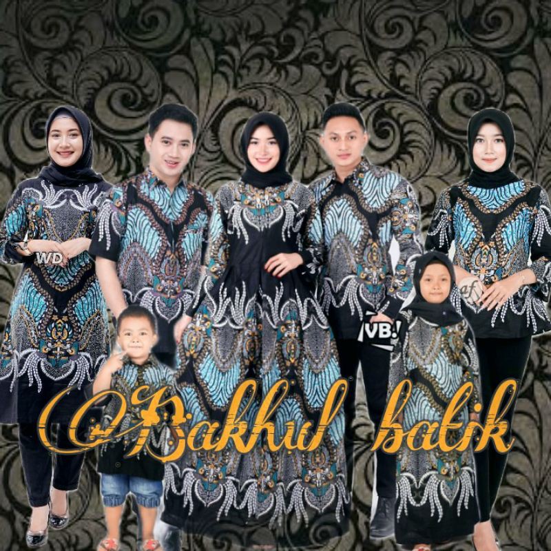 Batik Couple Family Uniform Family Batik Couple Batik | Shopee Malaysia