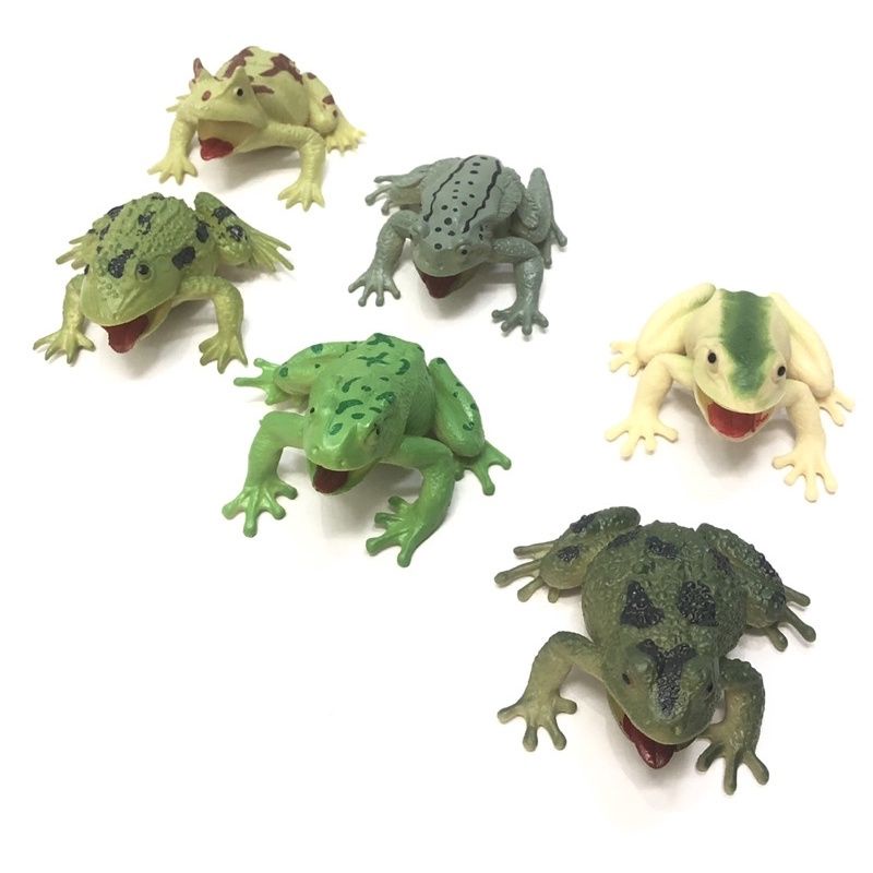6 PCS FROG WITH PI PI SOUND - INSECT SET KATAK 6 PCS MAINAN KANAK-KANAK ...