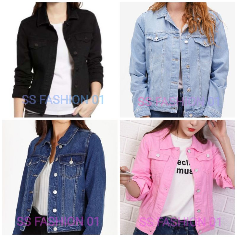 🔥🔥[ Ready stock]Women's jeans jacket ,super comfortable high quality ...