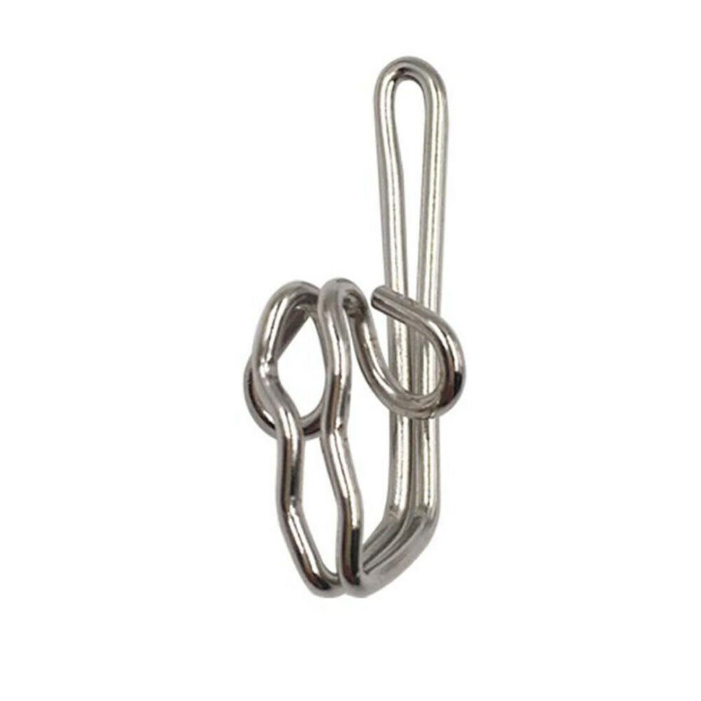 [Up to 100 PCS/PACK] Curtain Hook / Cangkuk Langsir (Single S End ...