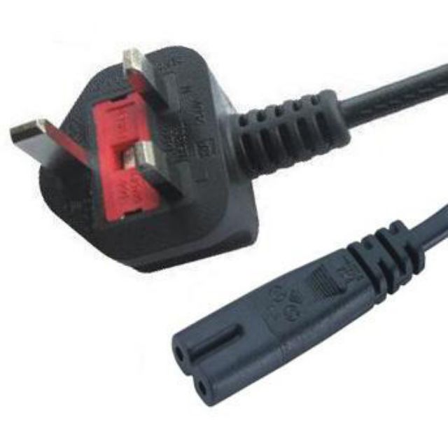 Power cord 2pin cable, power cable for printer 1.5m with fius (Malaysia ...