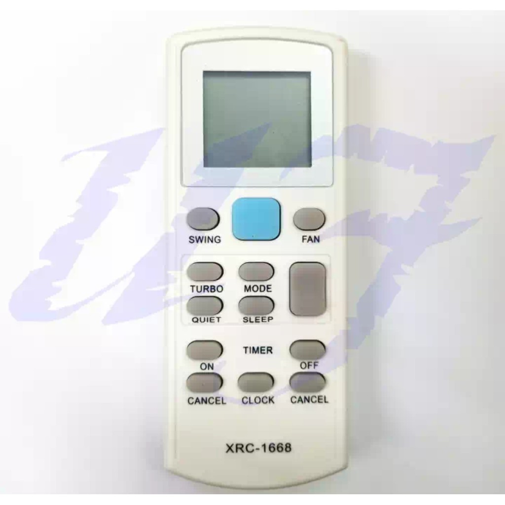 Universal Air Conditioner Remote Control XRC-1668 | Shopee Malaysia