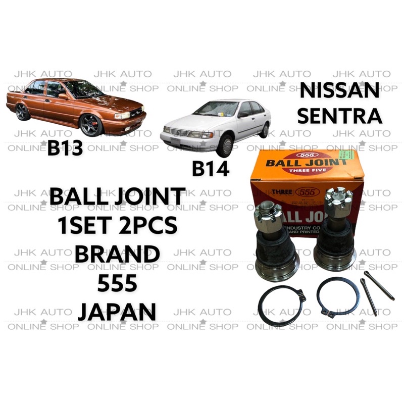 NISSAN SENTRA B13 B14 BALL JOINT(LOW) 1SET 2PCS BRAND 555 JAPAN SB-4742 | Shopee Malaysia