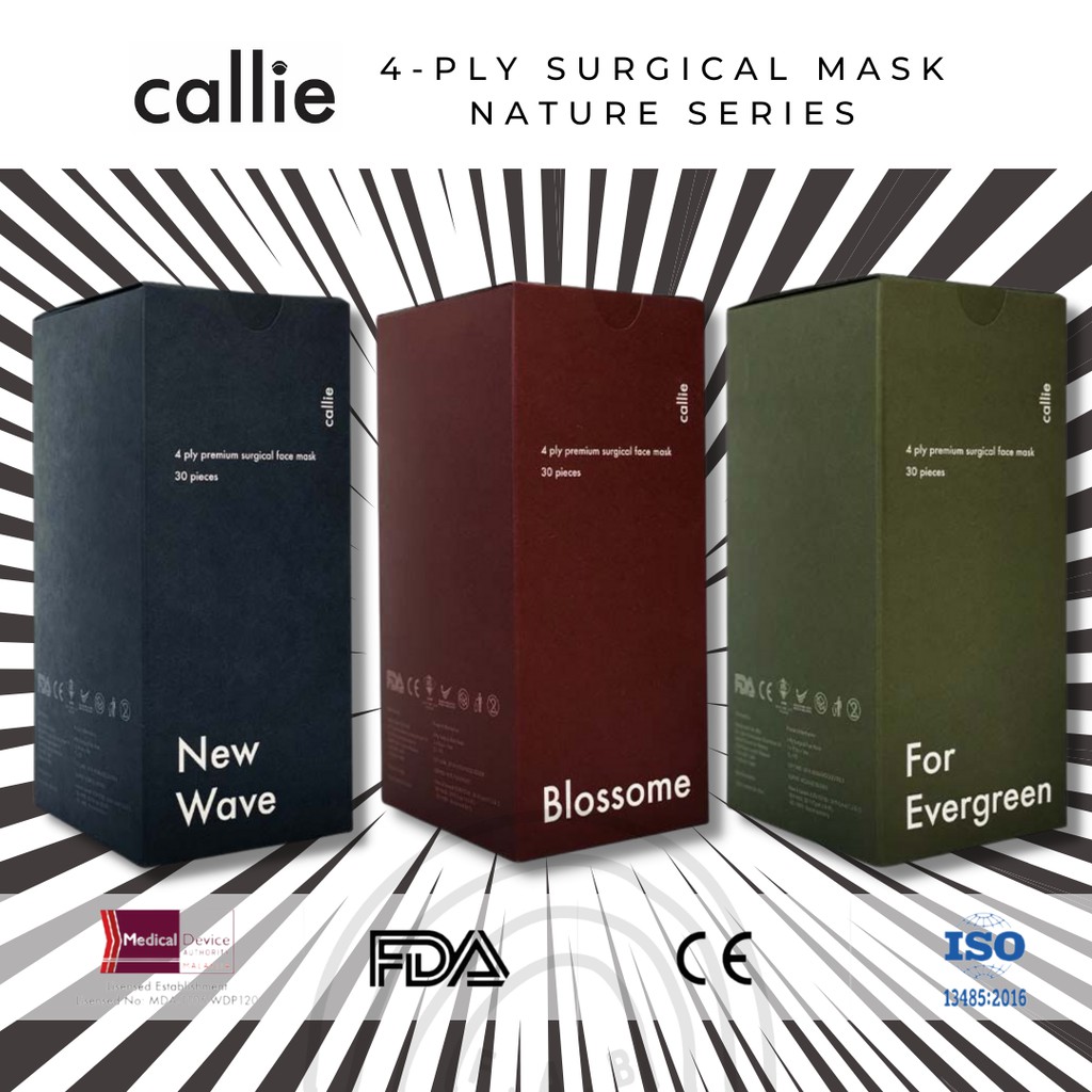( 100% ORIGINAL ) CALLIE 4PLY 30PCS NATURE SERIES PREMIUM SURGICAL ...