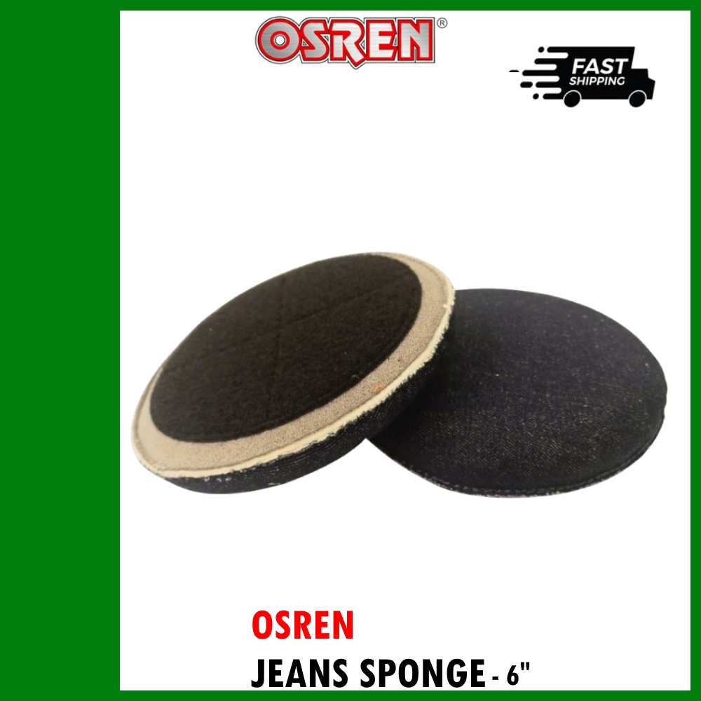 1xpcs OSREN JEANS SPONGE 6 - denim sponge / denim pad / osren jean pad ...