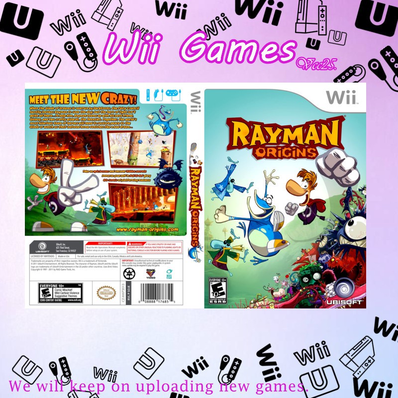 Wii DISC Rayman Origins Games [100% BRAND NEW] | Shopee Malaysia
