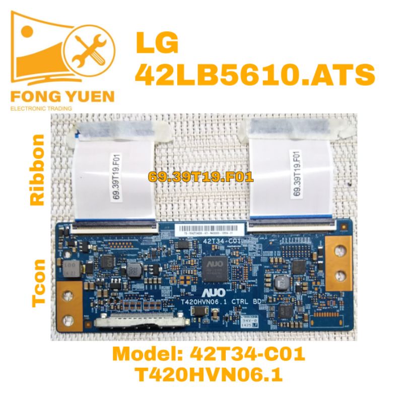 LG TV TCON BOARD OR RIBBON 42LB5610.ATS (Version-1) | Shopee Malaysia