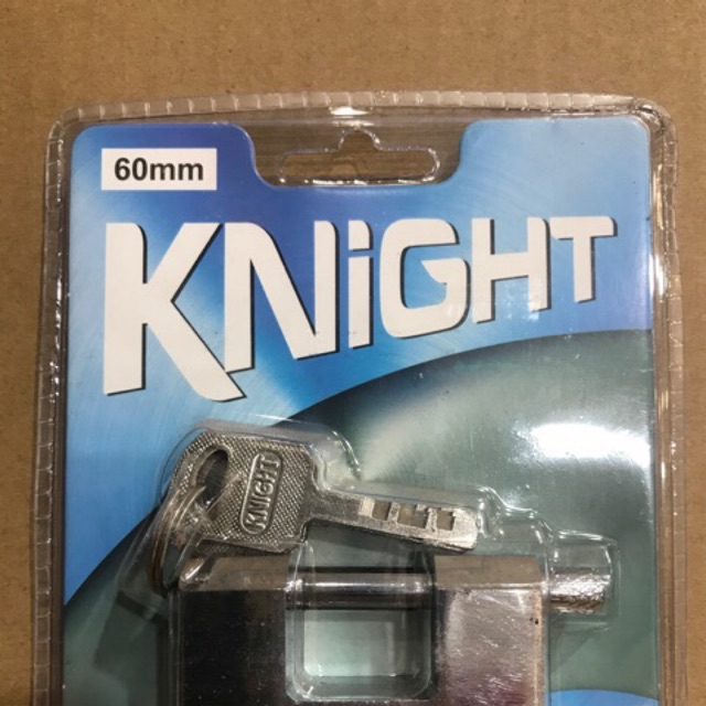KNIGHT 60MM PILLAR TYPE STEEL PADLOCK | Shopee Malaysia