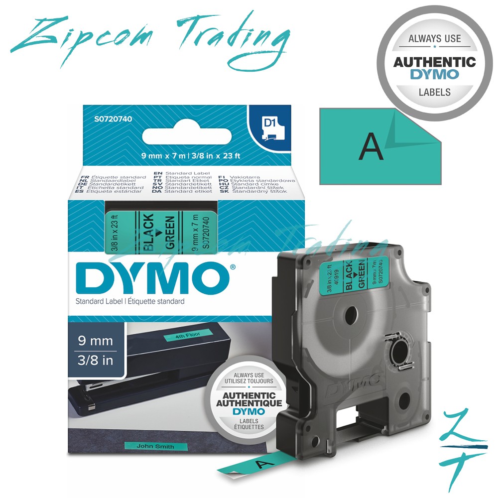 ( ORIGINAL ) DYMO D1 LABEL CASSETTES ( 12MM & 19MM ) | Shopee Malaysia