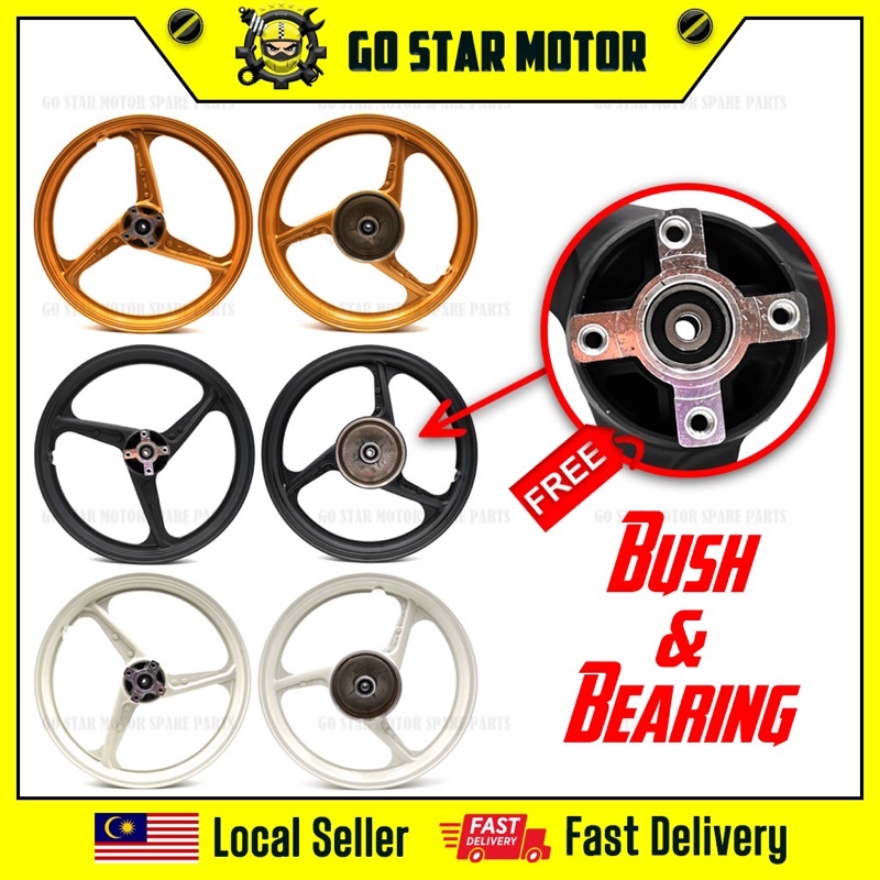 YAMAHA LC135 135LC LC 135 4S SRLZR LAGENDAZR SRL110 Z ZR 303 SPORT RIM 3 LEG 3 KAKI 3 BATANg ...