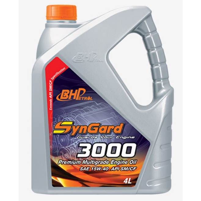 PETROL ENGINE OIL - BHPetrol SynGard 3000 SAE 15W-40 ENGINE OIL[4L ...