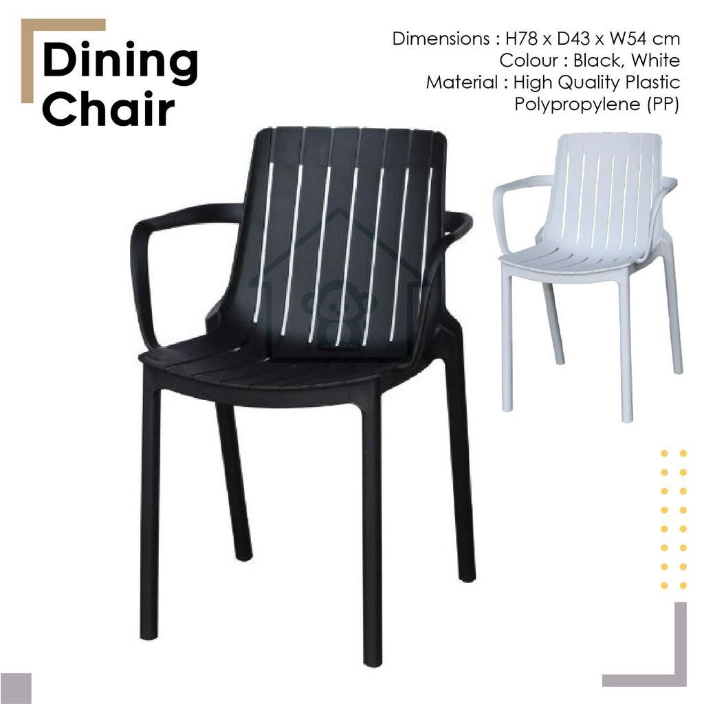 DINING CHAIR / CAFE OUTDOOR CHAIR WITH ARMREST/ARMCHAIR | Shopee Malaysia