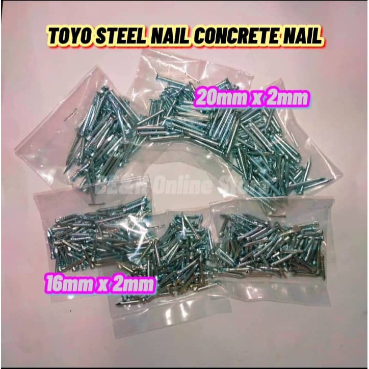 TOYO 16MM X 2MM STEEL NAIL TOYO 20MM X 2MM STEEL NAIL ANTI RUST ...