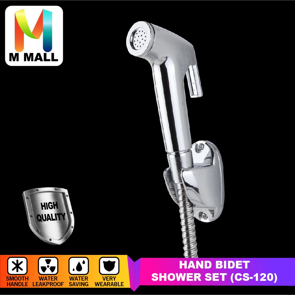 HANDHELD SPRAY HAND BIDET with 1.2M Flexible Hose Set CS-120 CS-130 /SF ...